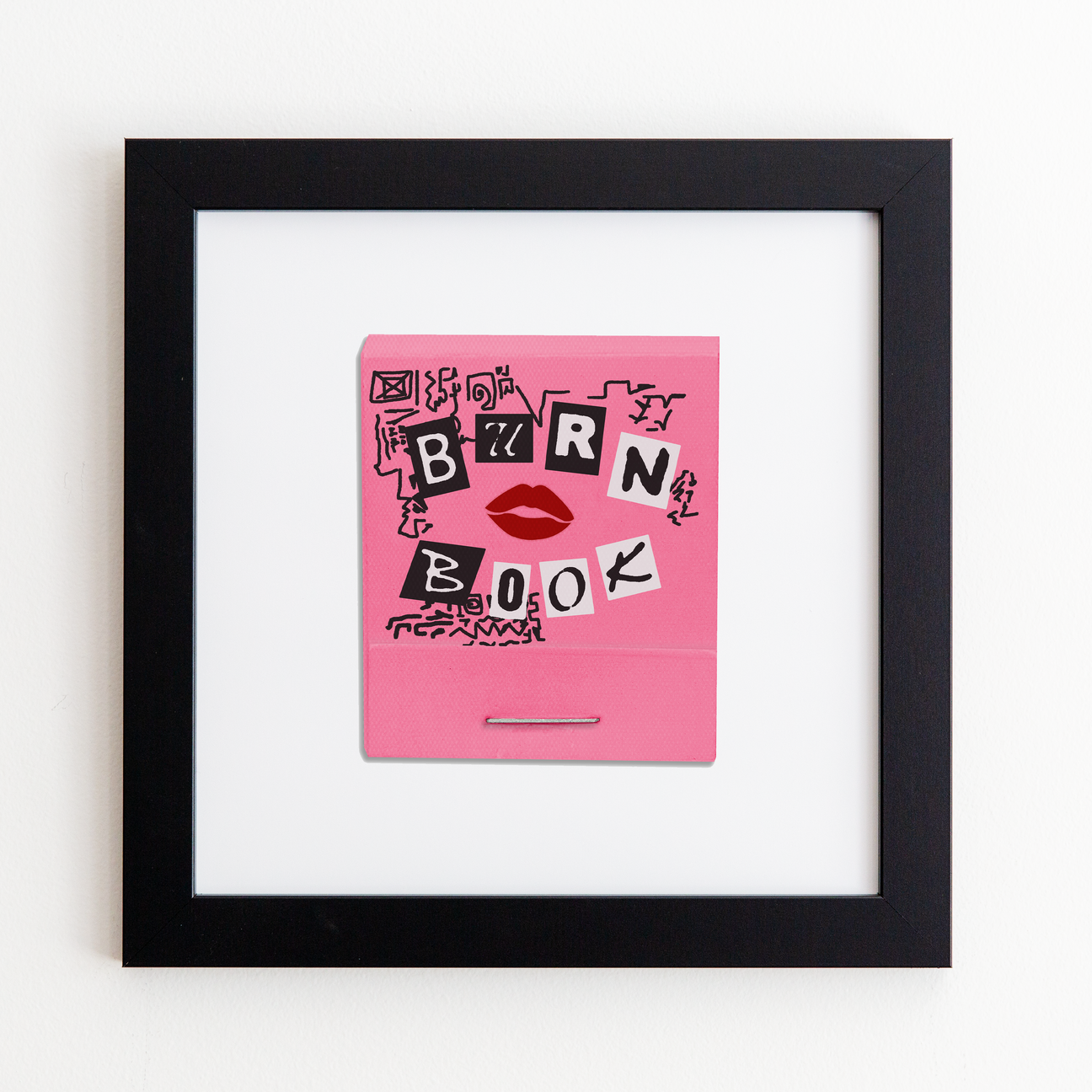 Mean Girls Burn Book - Framed Print Matchbook - Gift - Match South ...