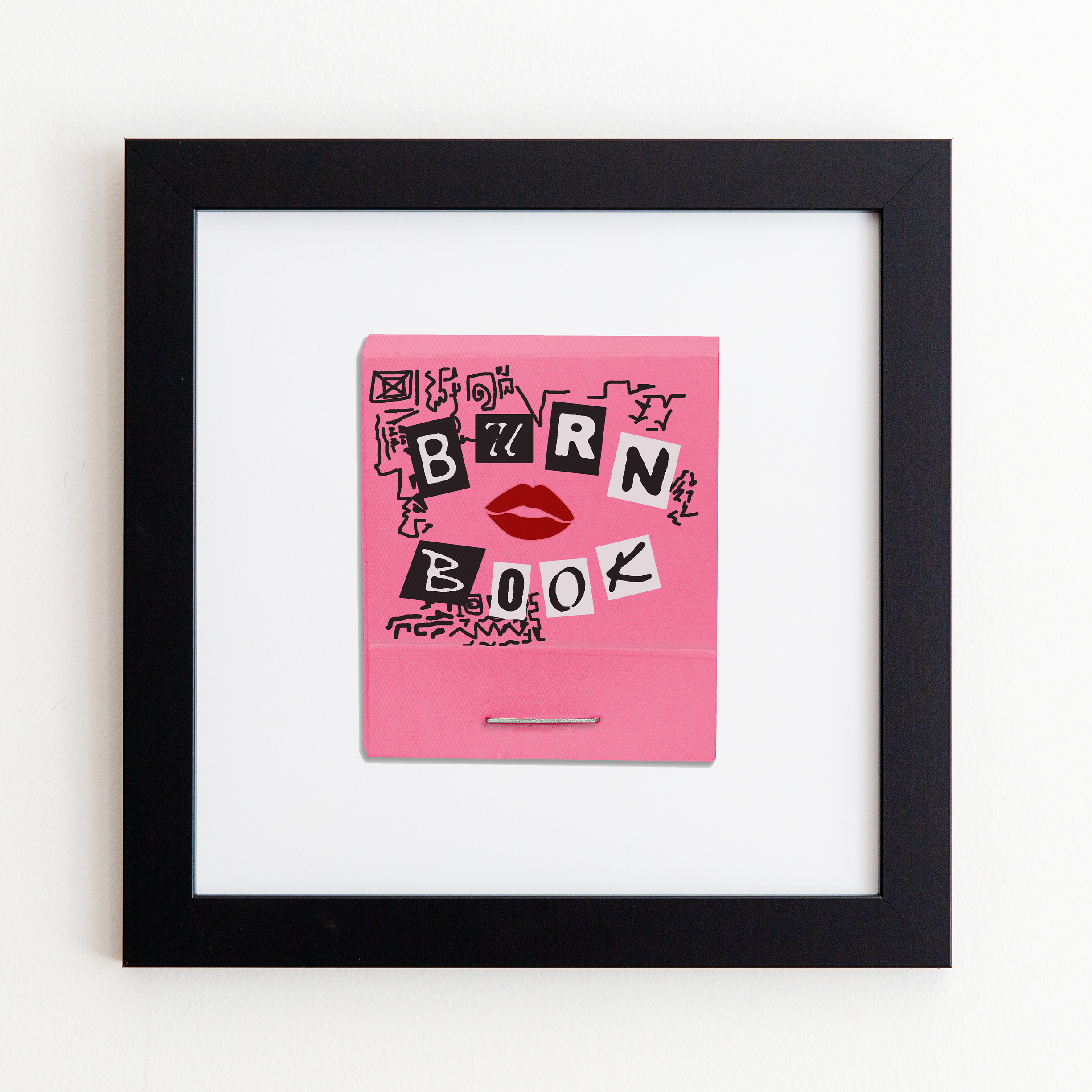 Mean Girls Burn Book - Framed Print Matchbook - Gift - Match South ...
