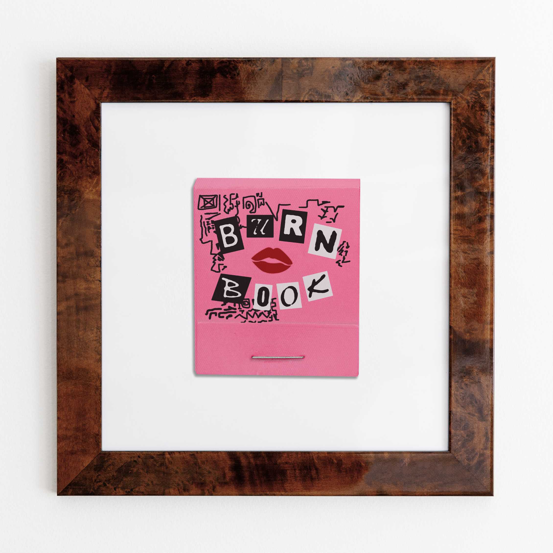 Mean Girls Burn Book - Framed Print Matchbook - Gift - Match South ...