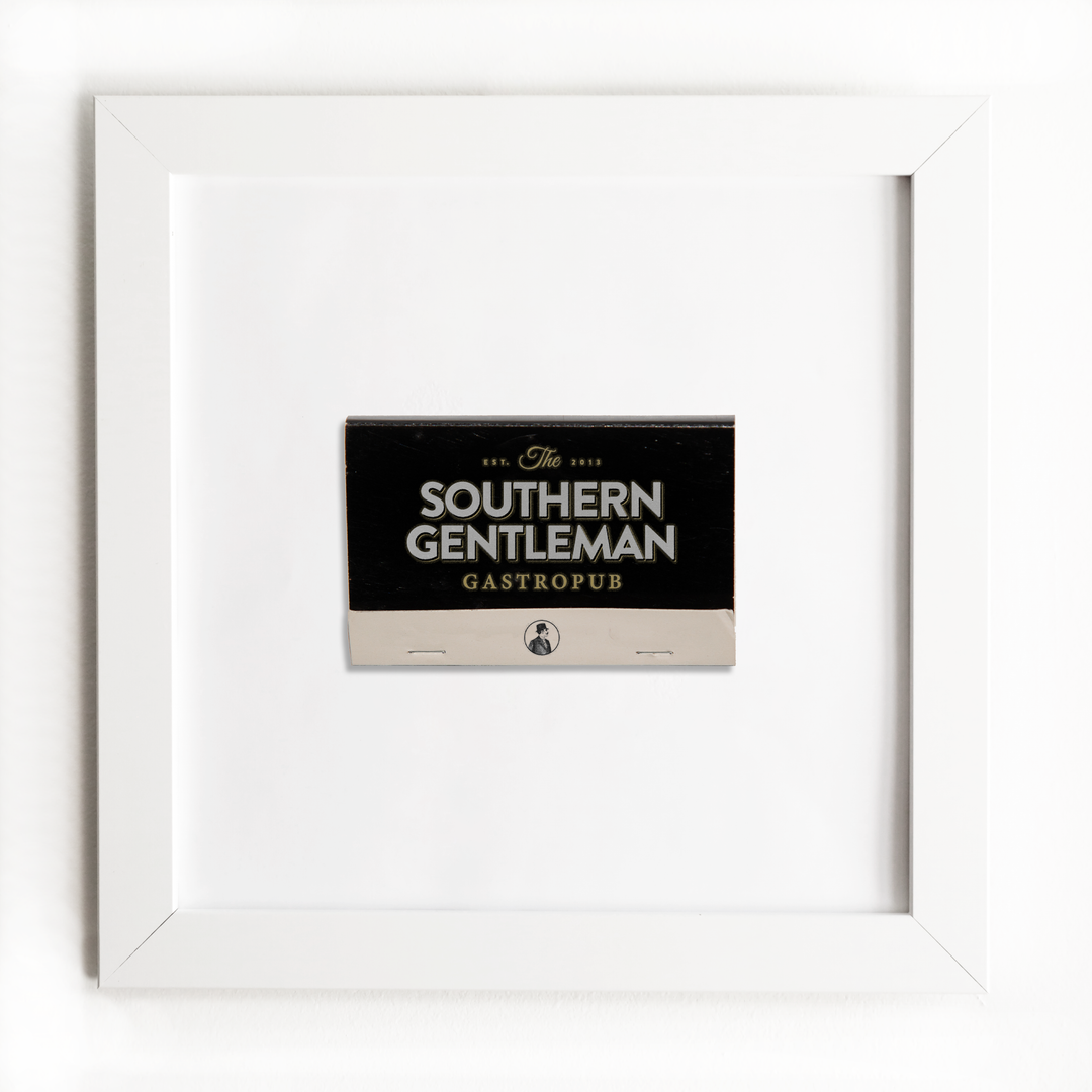 Southern Gentleman - Framed Print Matchbook - Gift - Match South ...