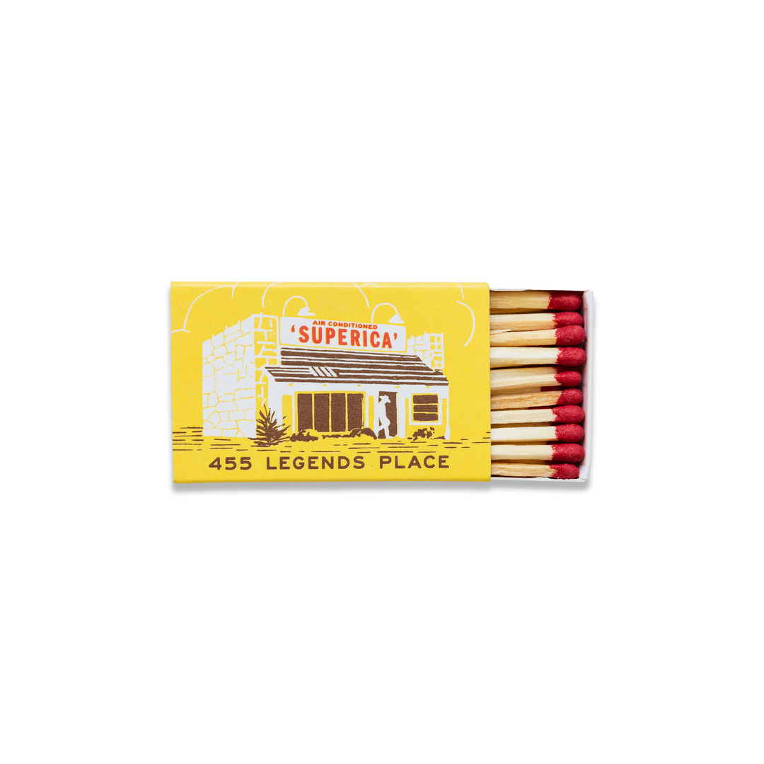 Superica (Yellow) - Framed Print Matchbook - Gift - Match South – Match ...