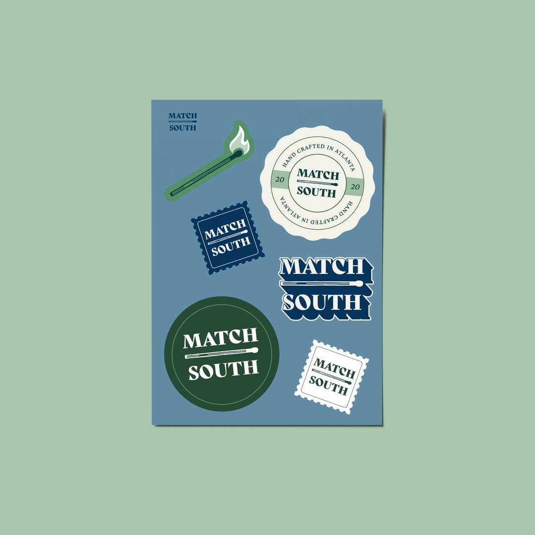 Sticker Pack – Match South Shop