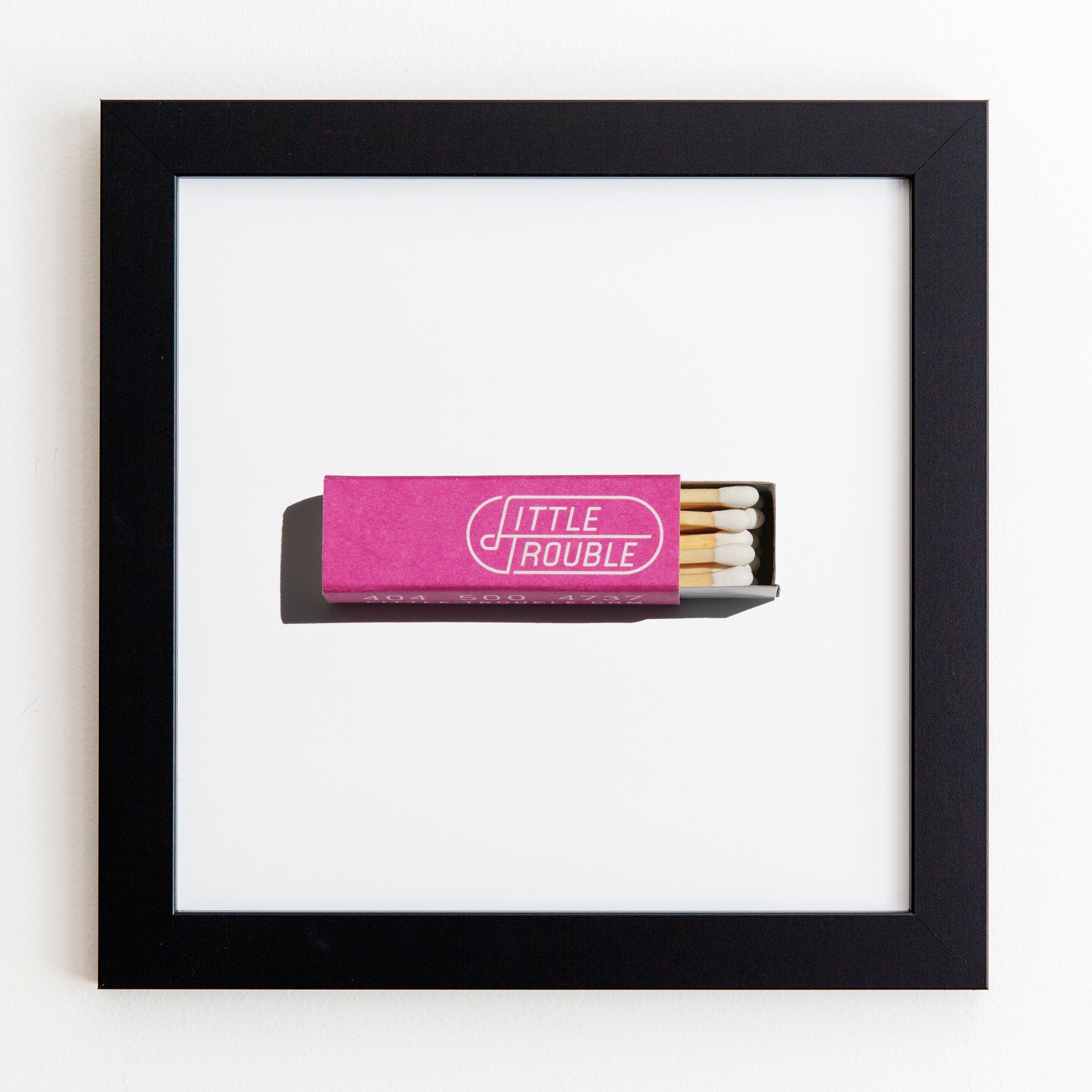 Little Trouble - Framed Print Matchbook - Gift - Match South – Match ...