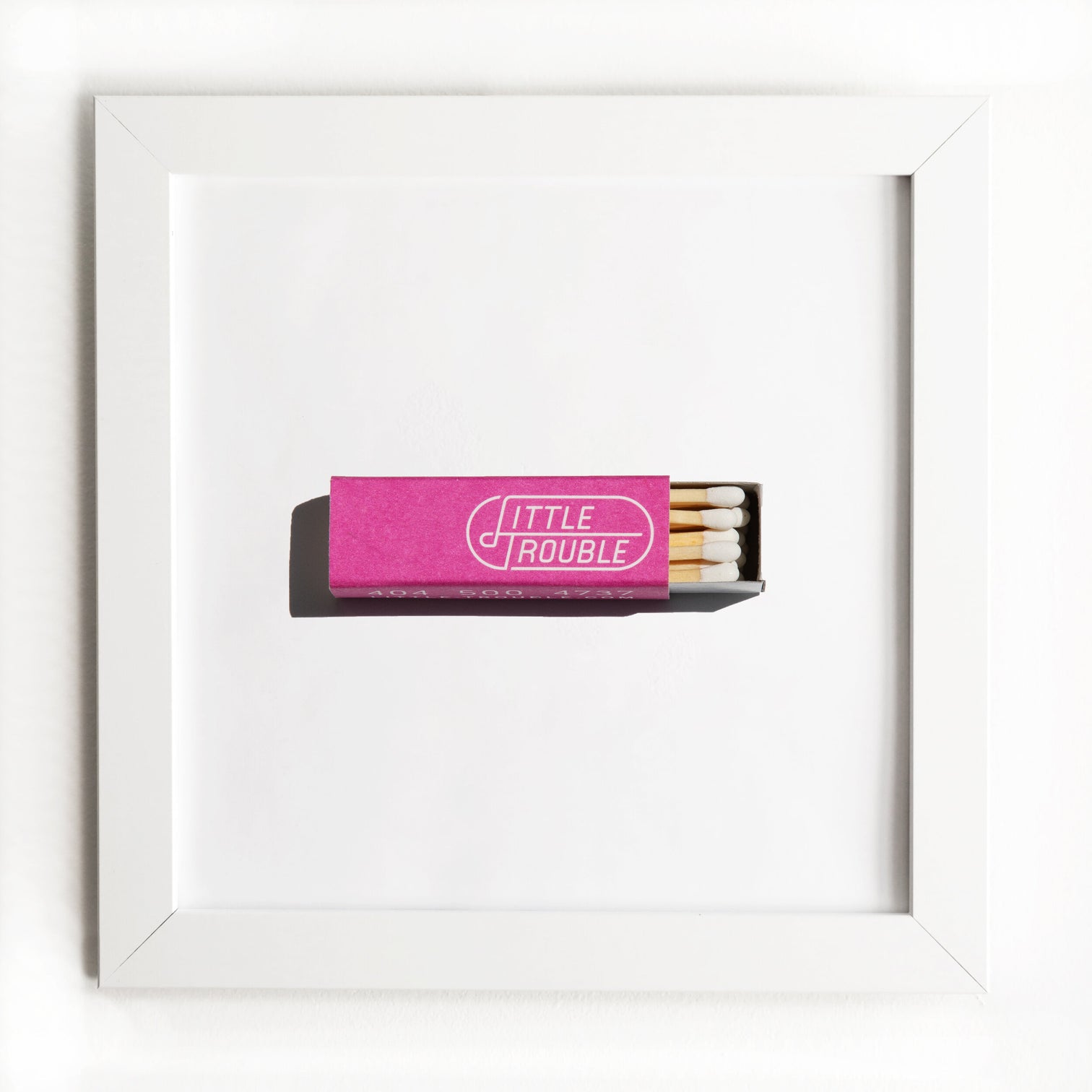 Little Trouble - Framed Print Matchbook - Gift - Match South – Match ...